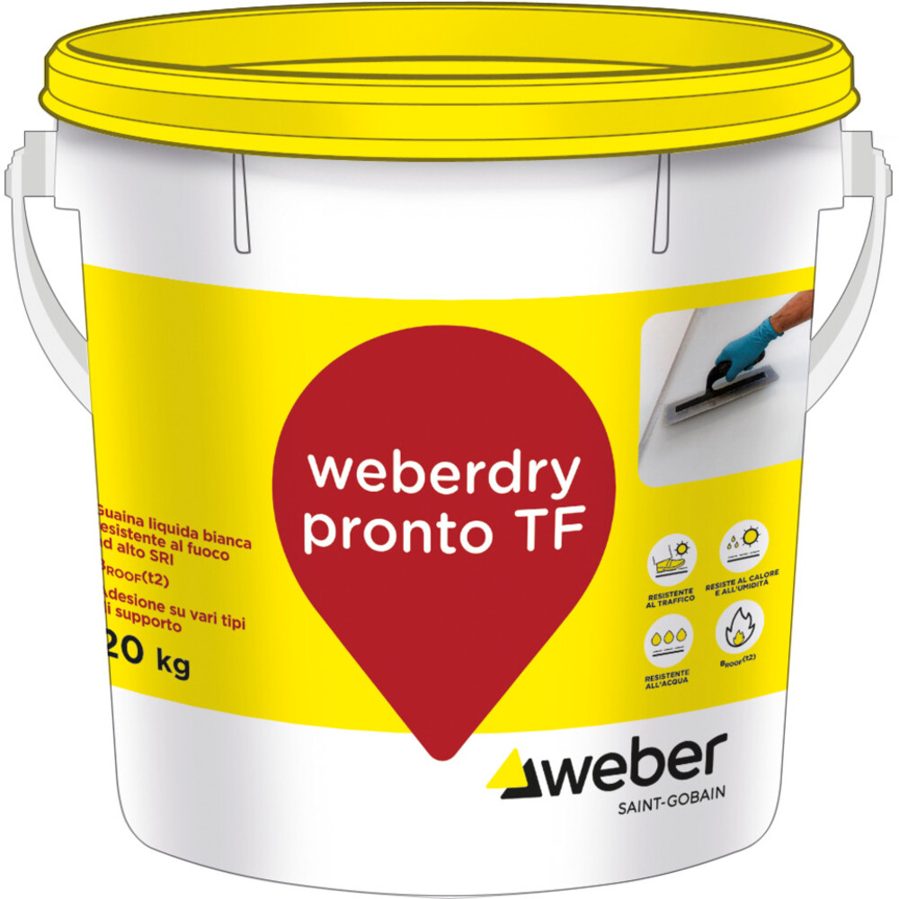 weberdry pronto TF : Guaina liquida elastomerica > Malte e guaine liquide per l ...