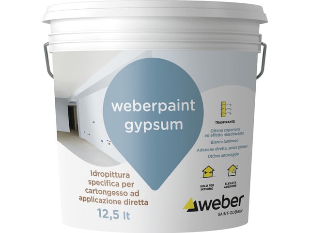 weberpaint gypsum : Idropitture > Pitture per interno > Pitture e ...