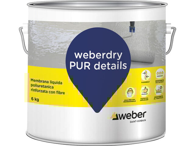 weberdry PUR details : Impermeabilizzanti poliuretanici | Weber Italia