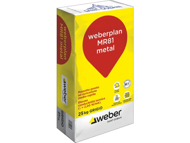 weberplan MR81 metali | massetti di sottofondo | Weber Italia